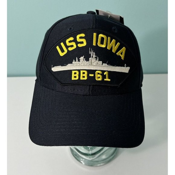 Eagle Crest | Accessories | Uss Iowa Bb6 Us Navy Baseball Cap Hat ...